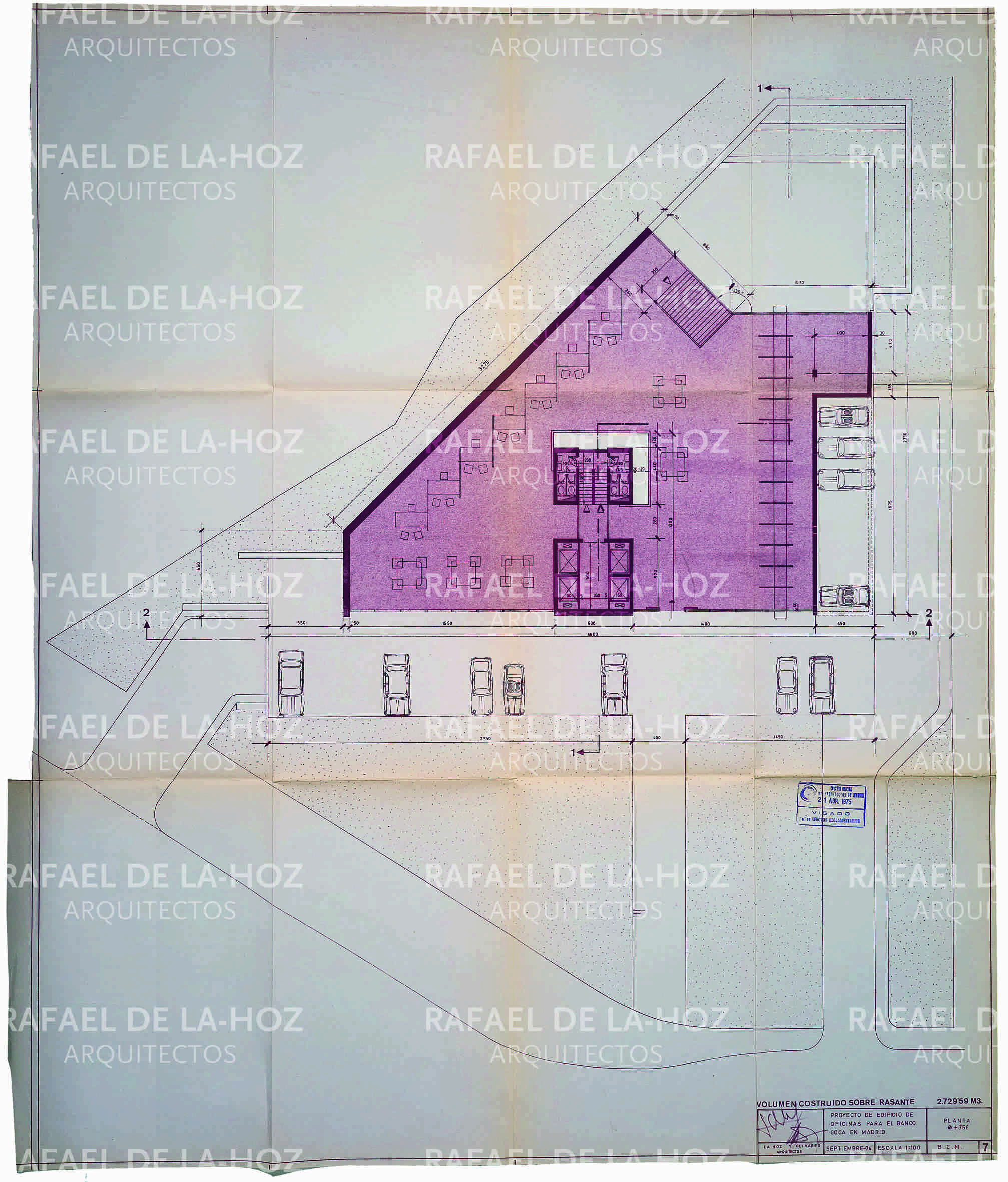 Edificio Castelar para el Banco Coca en Madrid | Material original